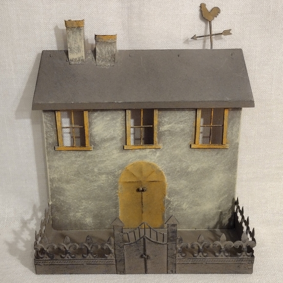 Primitive | Wall Decor | Rustic Metal House Shelf | Poshmark